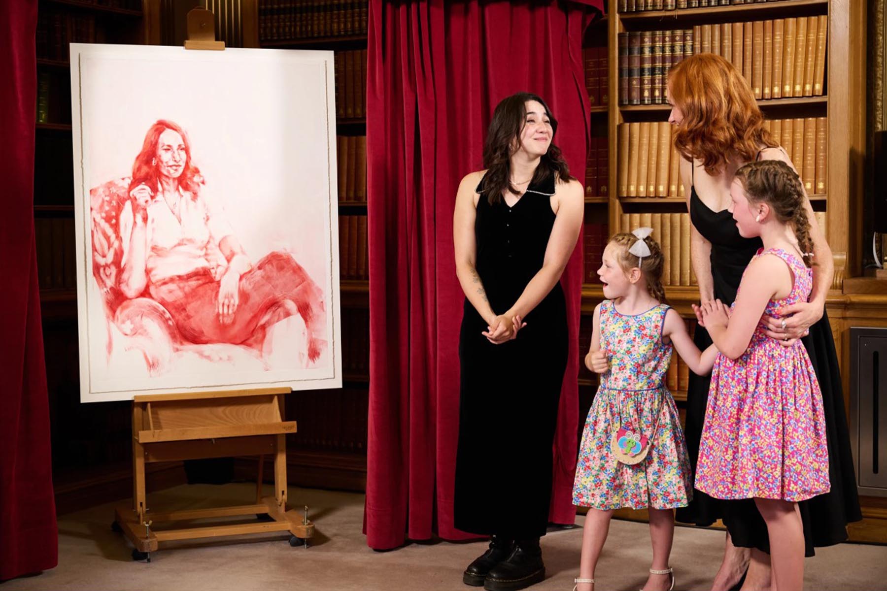 Chloe Barnes Wins Sky Portrait Artist of the Year | Thames-Side Studios